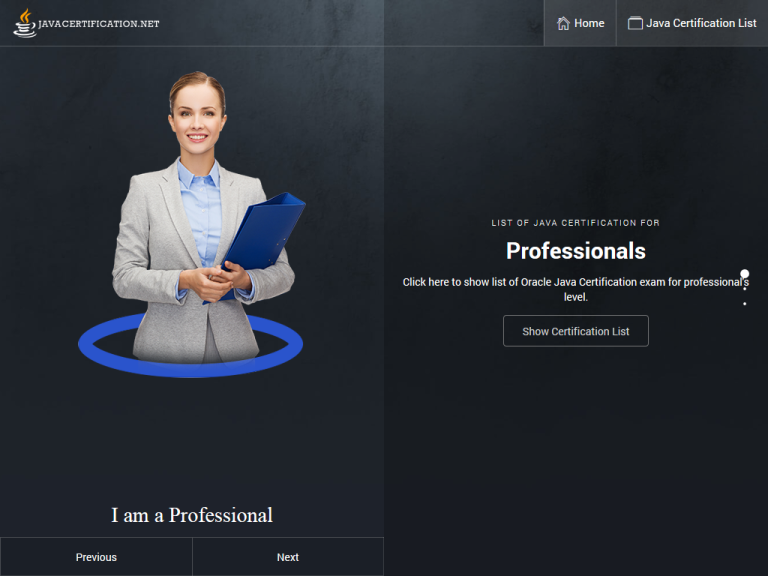 Java Certification Program - MyExamCloud